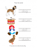 Free Letter D Worksheets For Preschool & Kindergarten | Kids Activities ...