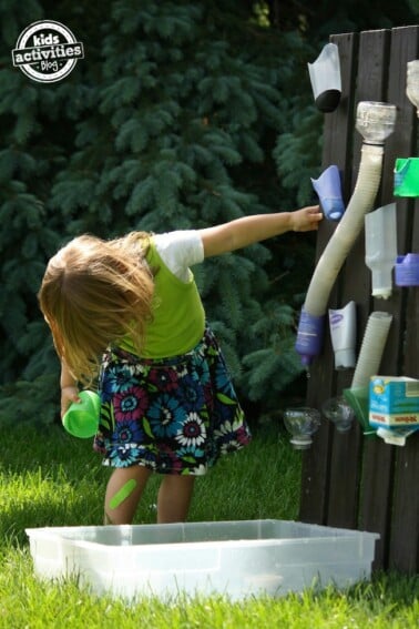 Make a DIY Water Wall for Your Backyard | Kids Activities Blog