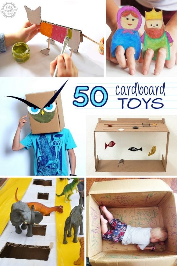 Too Many Cardboard Boxes?? Here Are 50 Cardboard Crafts To Make ...