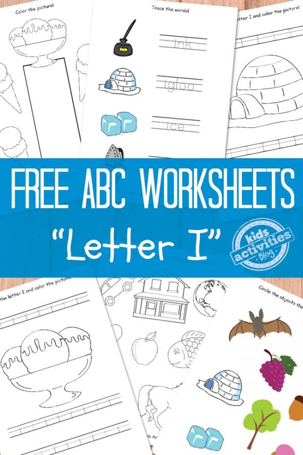 Free Letter I Practice Worksheet: Trace it, Write it, Find it & Draw ...