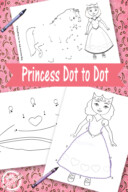 Free Printable Princess Dot to Dot Worksheets For Your Little Princess