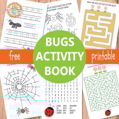 Bugs Activity Sheets Free Kids Printable Kids Activities Blog