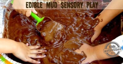 Edible Mud Sensory Play: Play Dirt! | Kids Activities Blog
