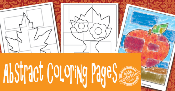 Abstract Coloring Pages {Free Kids Printable} Kids Activities Blog