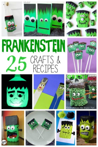 25 Frankenstein Crafts & Food Ideas for Kids | Kids Activities Blog