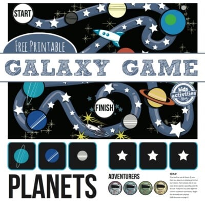 Out of this World Free Printable Space Board Game for Kids | Kids ...