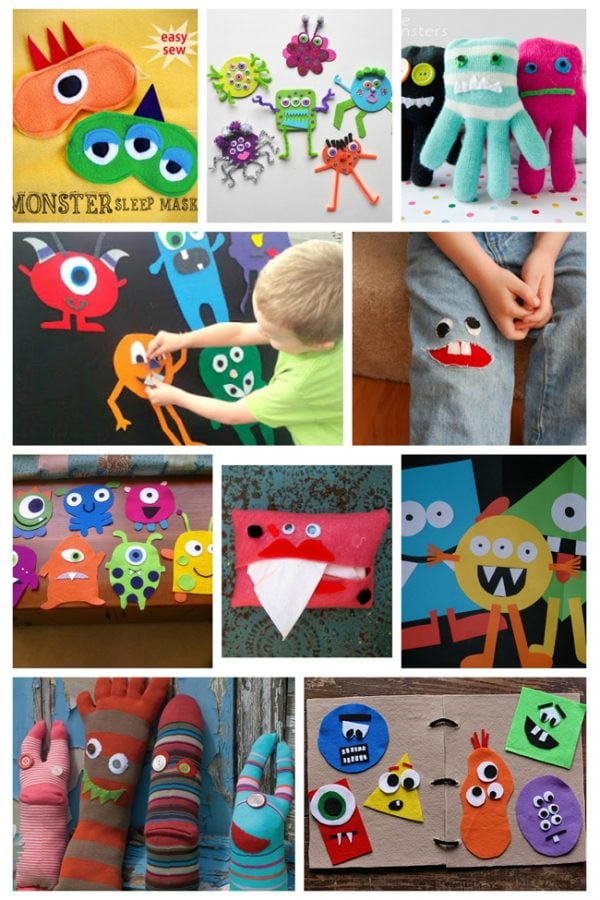 50 Monster Crafts for Kids for Any Time of Year! | Kids Activities Blog