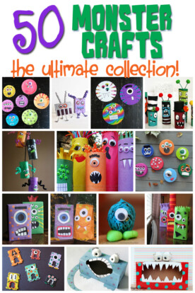 50 Monster Crafts for Kids for Any Time of Year! | Kids Activities Blog
