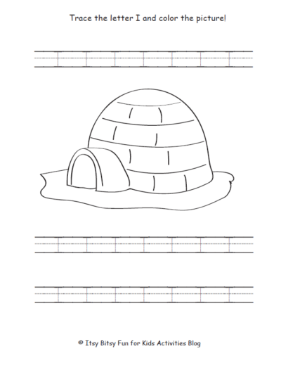 Free Letter I Worksheets For Preschool & Kindergarten – ParentingBest.com