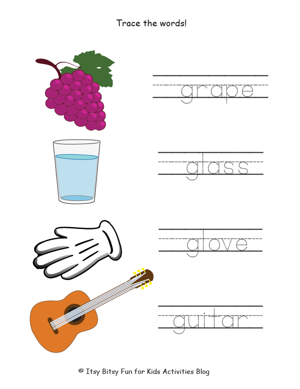 Free Letter G Worksheets For Preschool & Kindergarten | Kids Activities ...