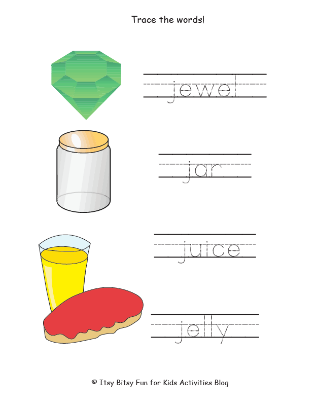 Free Letter J Worksheets For Preschool & Kindergarten – ParentingBest.com