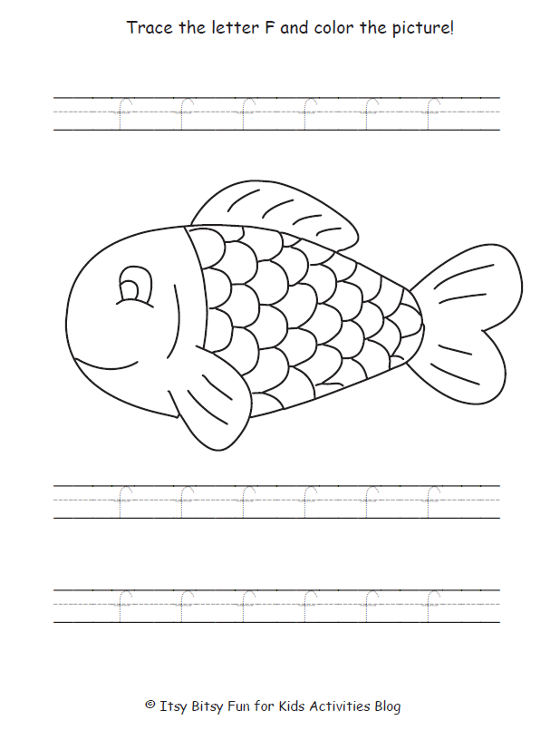 Free Letter F Worksheets For Preschool & Kindergarten – ParentingBest.com