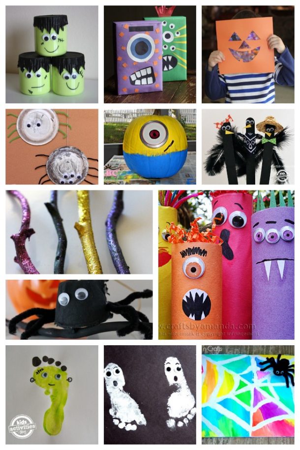 125+ Scary-Fun Halloween Crafts for Kids of All Ages...Boo! [2024 Edition]