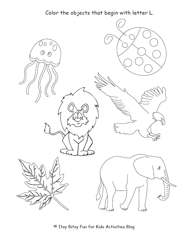 Free Letter L Worksheets For Preschool & Kindergarten | Kids Activities ...