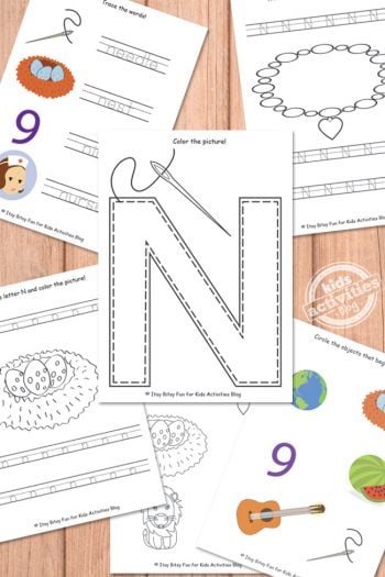 Letter N Craft- N Is For Nest Preschool Craft | Kids Activities Blog
