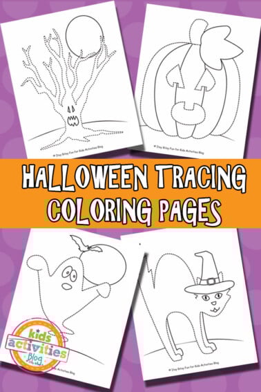 Free Printable Halloween Tracing Worksheets | Kids Activities Blog