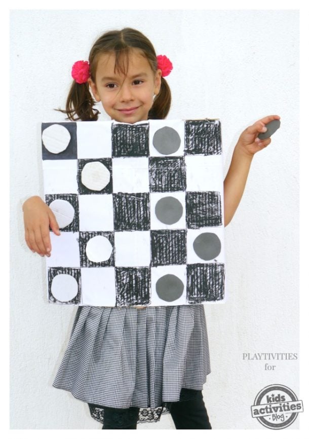 DIY Checkers Halloween Costume for Kids | Kids Activities Blog