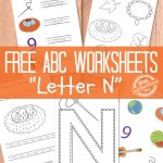 Free Letter N Worksheets For Preschool & Kindergarten | Kids Activities ...