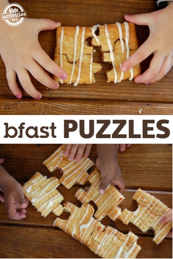 Food Puzzle For Kids Using Toaster Strudels | Kids Activities Blog