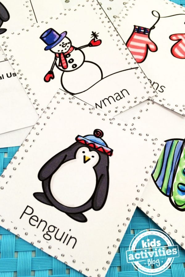 Free Preschool Winter Printable Memory Game | Kids Activities Blog