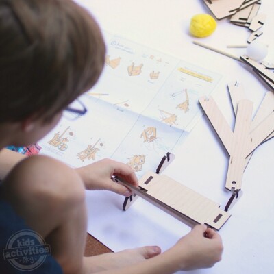 Tinker Crate from Kiwi Crate: Engineering in a Fun Box