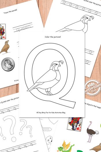 Letter Q Craft- Q Is For Queen Preschool Craft | Kids Activities Blog