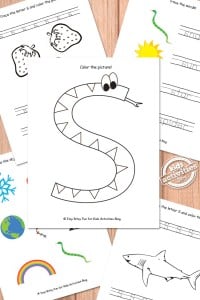 How to Draw the Letter S in Bubble Graffiti | Kids Activities Blog
