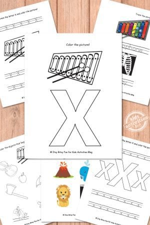 Letter X Craft- X Is For Xylophone Preschool Craft | Kids Activities Blog