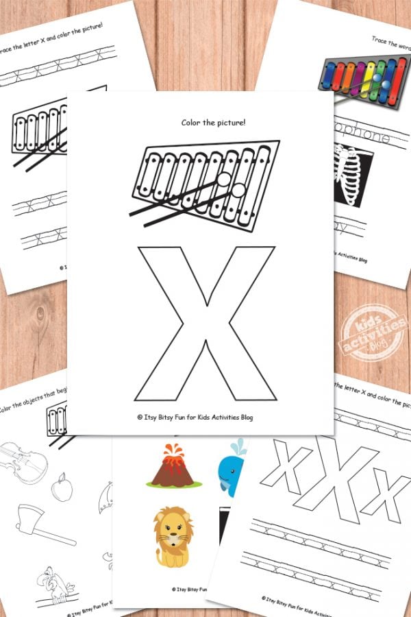 Letter X Craft- X Is For Xylophone Preschool Craft | Kids Activities Blog