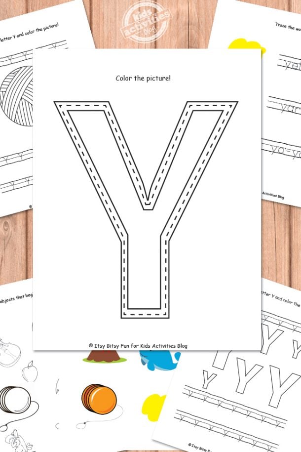 Free Letter Y Practice Worksheet: Trace it, Write it, Find it & Draw ...