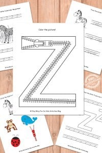 Letter Z Craft- Z Is For Zebra Preschool Craft | Kids Activities Blog