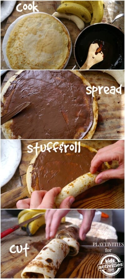 Easy Pancake Roll-Ups Recipe Kid-Style! | Kids Activities Blog