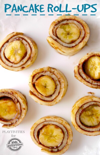 Easy Pancake Roll-Ups Recipe Kid-Style! | Kids Activities Blog