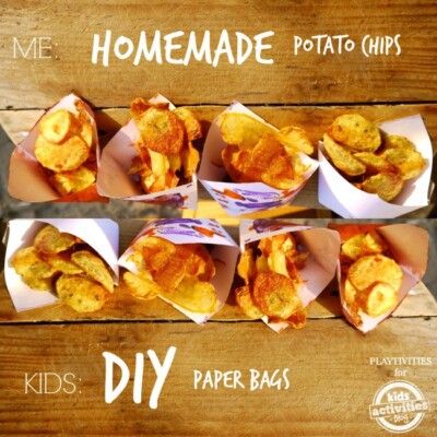 Homemade Potato Chips and a Craft Kids Activities Blog