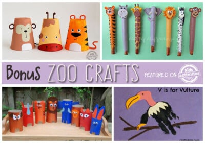 25 Wild & Fun Animal Crafts Your Kids Will Love | Kids Activities Blog