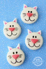 Super Cute Pink & White Party Treat -- Oreo Cats!!