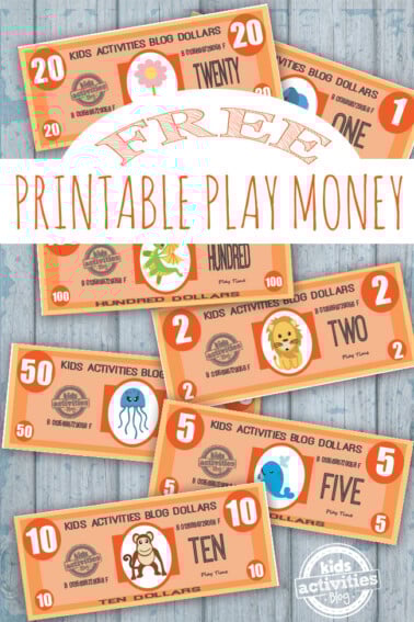 Free Printable Play Money for Kids | Kids Activities Blog