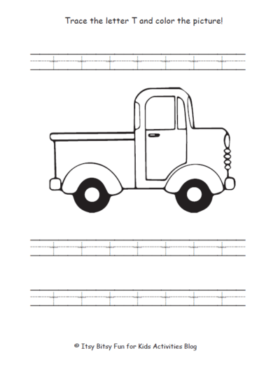 Free Letter T Worksheets For Preschool & Kindergarten | Kids Activities ...