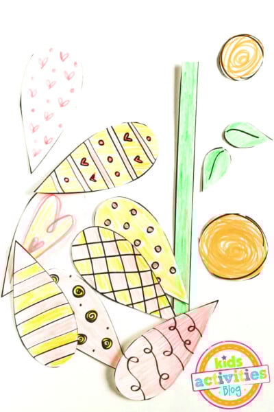 Printable Flower Cut Out Template - Kids Activities Blog