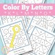 Easy Color By Letter K, L, M, N, O, Worksheets For Preschoolers | Kids ...