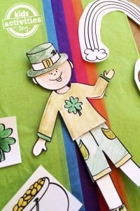 Printable St. Patrick's Day Paper Doll Set for Kids | Kids Activities Blog