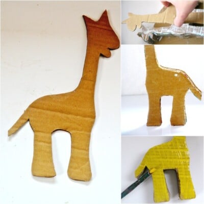 DIY Cardboard Giraffe Toy Kids Activities Blog