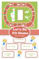 Let's Be Fit Board Game {Free Kids Printable} Kids Activities Blog
