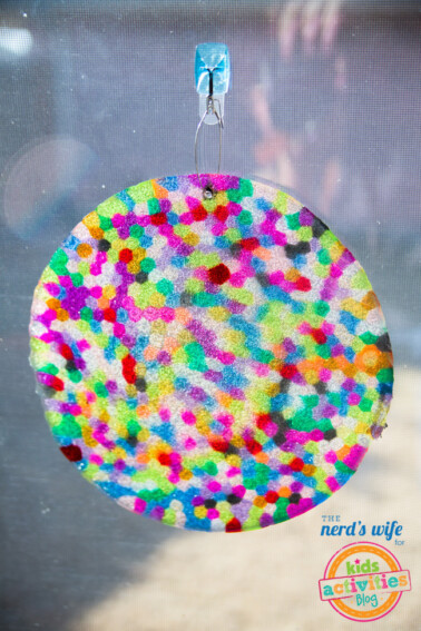 How to Make a Melted Bead Suncatcher On The Grill | Kids Activities Blog