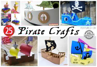 25 Pirate Themed Crafts Kids Can Make | Kids Activities Blog