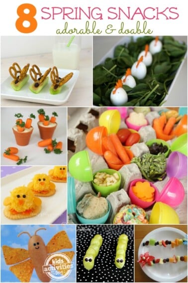 20 Easy & Adorable Spring Snacks & Treats for Kids | Kids Activities Blog