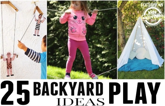 25 Ideas To Make Outdoor Play Fun | Kids Activities Blog