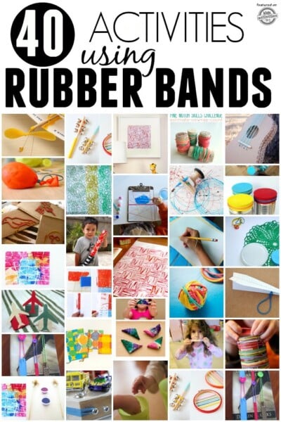 40 Rubber Band Toys & Games Kids Can Make | Kids Activities Blog