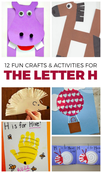 12 Happy Letter H Crafts & Activities | Kids Activities Blog