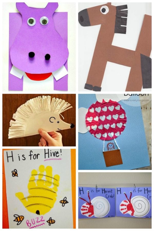 Free Letter H Worksheets For Preschool & Kindergarten | Kids Activities ...